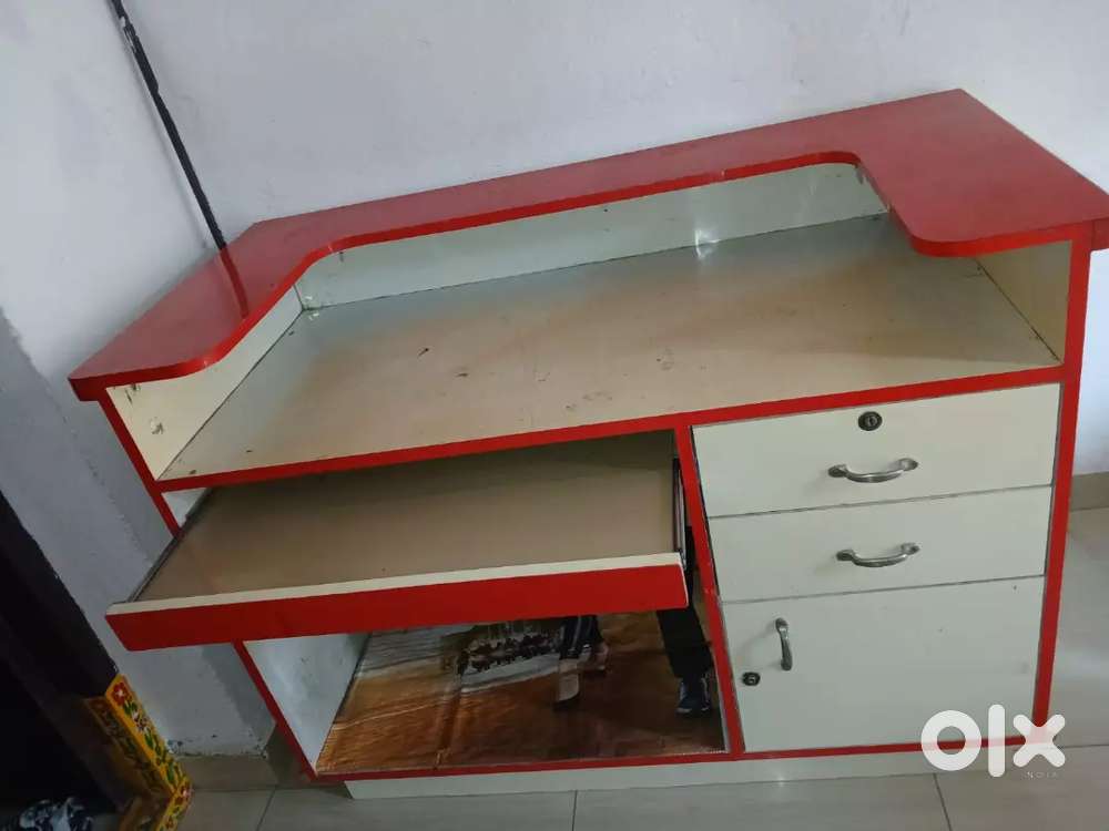 Cash counter table olx store