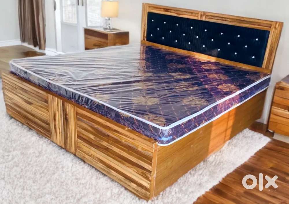 15 years guarantee pure wooden box wala bed - Beds & Wardrobes - 1794205806