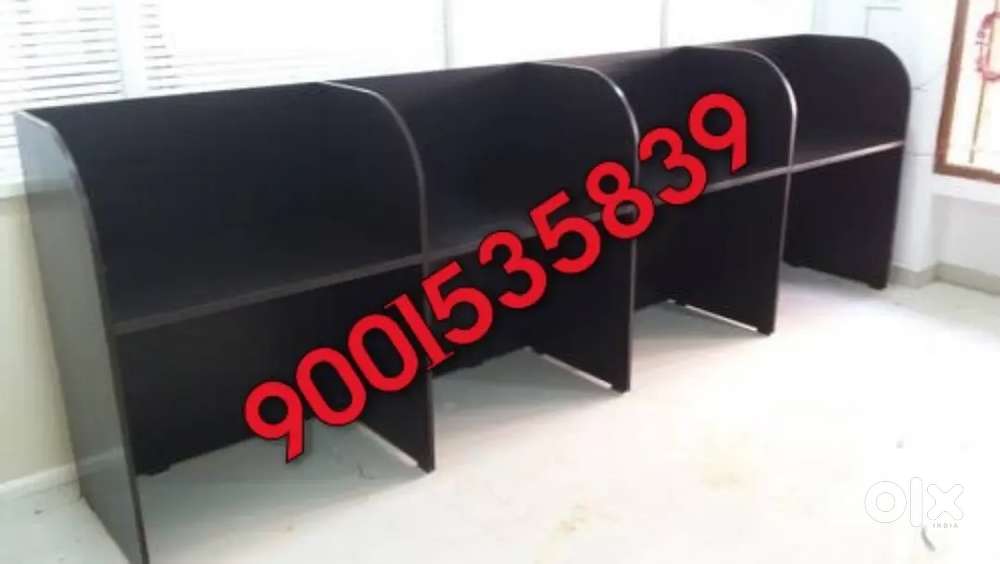 New wooden four seater workstation telecaller table office furniture ...