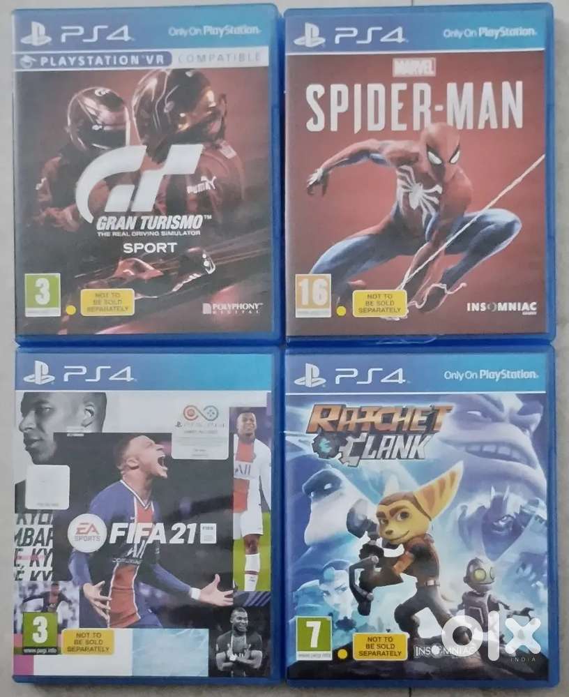 PS4 cds pack of 4 - Games & Entertainment - 1734171232