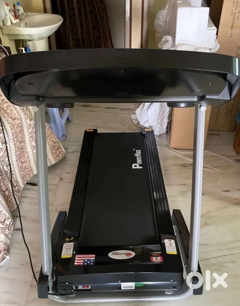 PowerMax Fitness TD-M1 Pre-installed Motorized Foldable Treadmill - Gym ...
