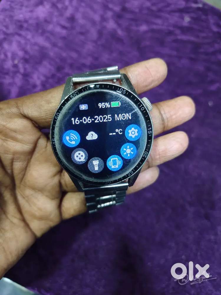 Firebolt Smart watch silver chain - Men - 1811210832