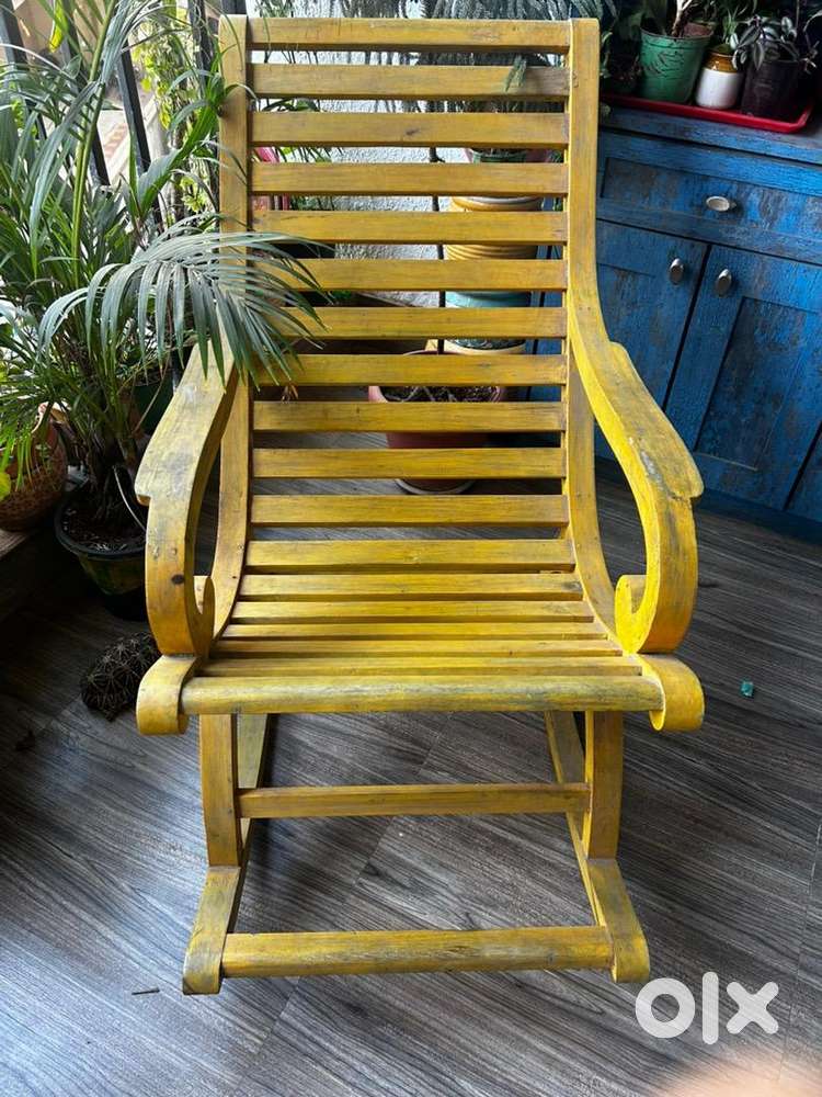 Rocking chair wooden olx store