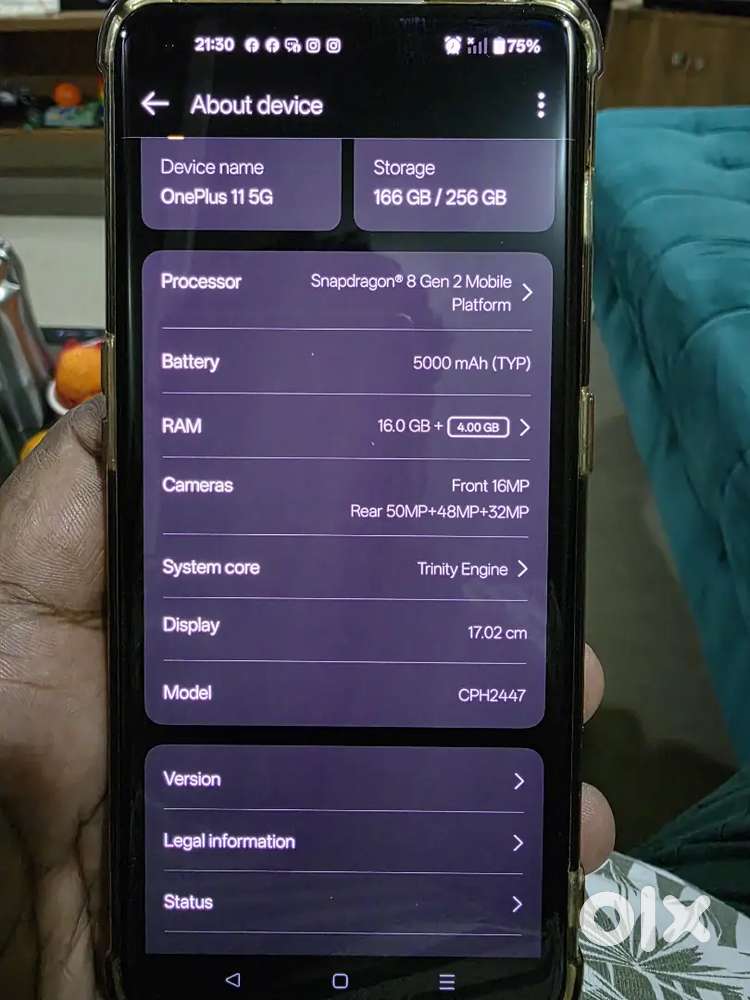 Oneplus11 5G ,16GB ram 256GB .Mint condition.with box. - Mobile Phones ...