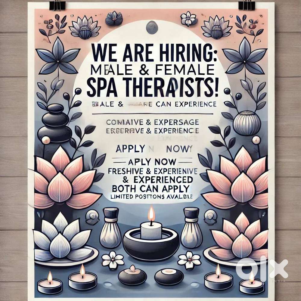 Spa Job Openings - Male & Female Therapists Wanted - Other Jobs ...