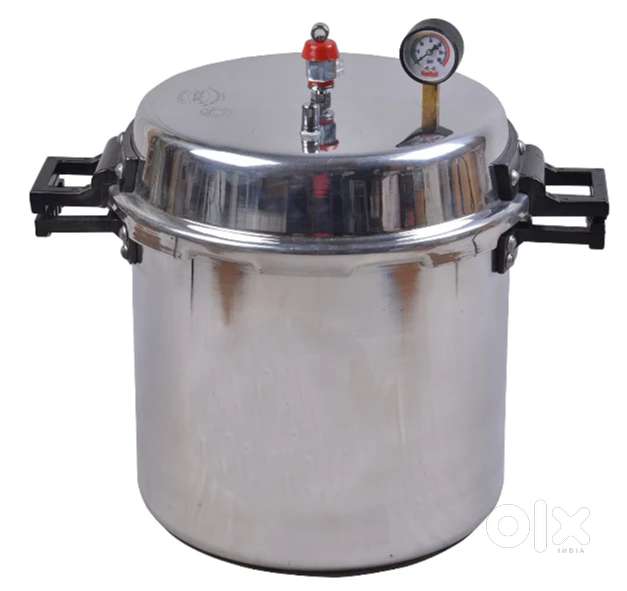 Aluminum Huge Size Outer Lid Pressure Cooker - 60 Liters - Kitchen ...