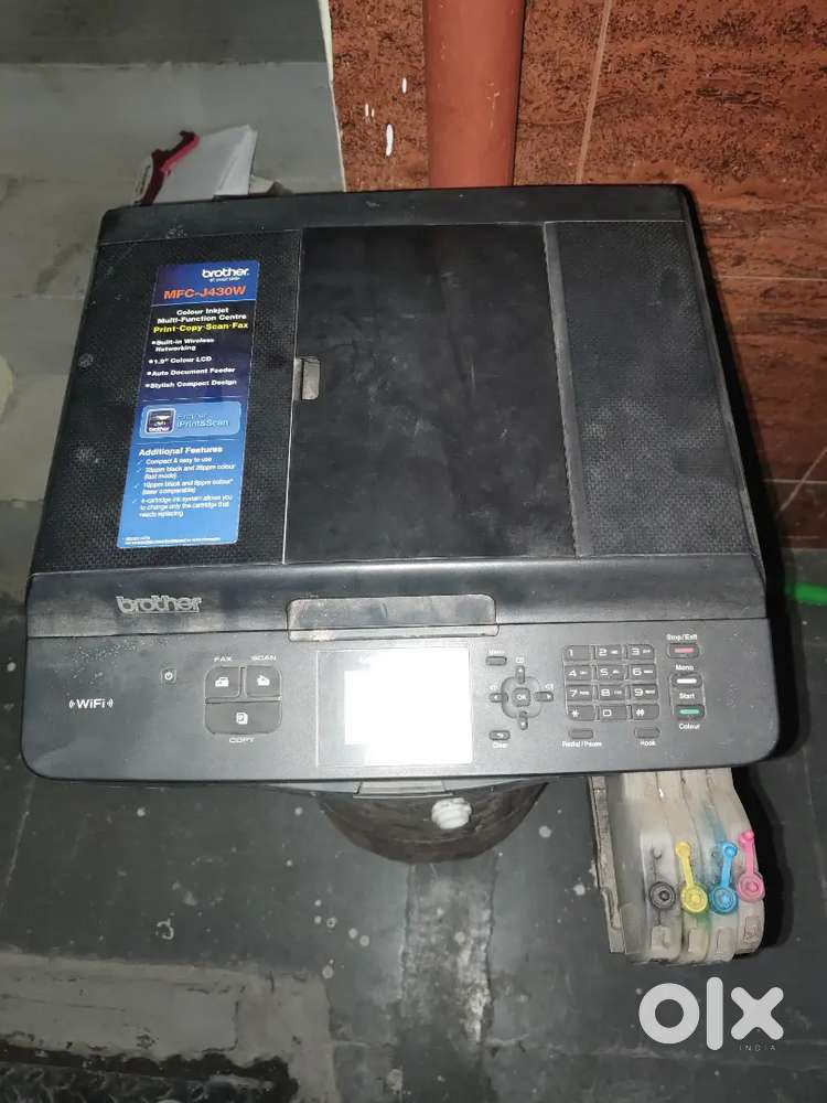 Brother MFC-J430W Wi-Fi Printer (Clean & With Ink System) - Hard Disks ...