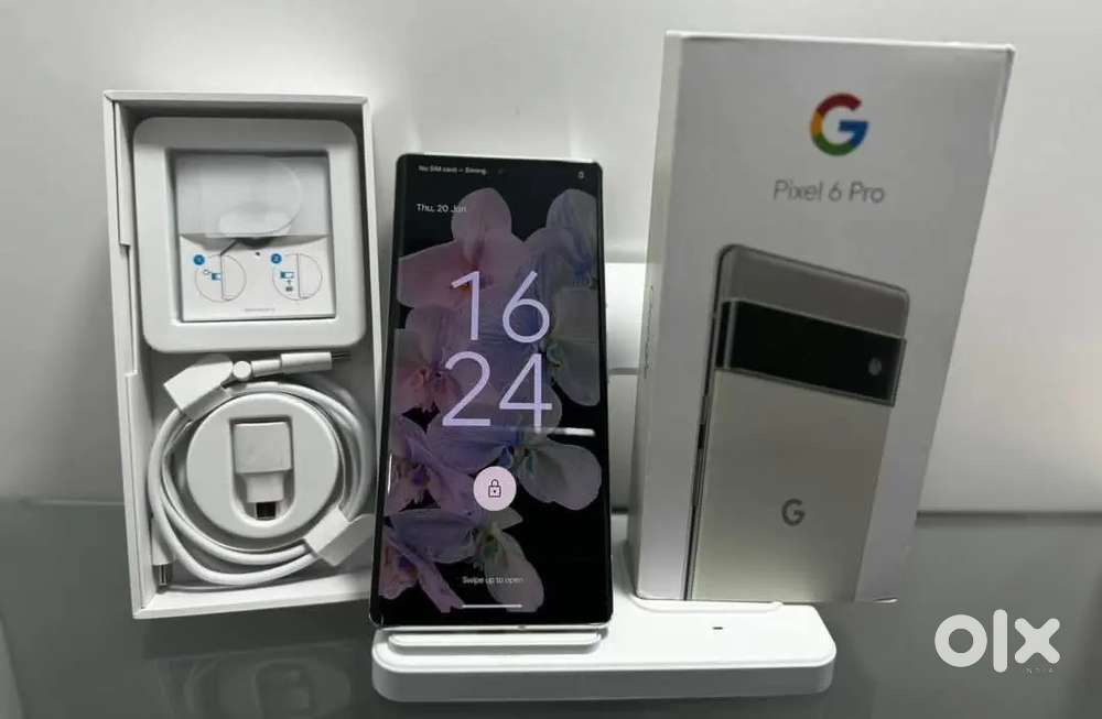 Google pixel 6 pro ( 128gb 12gb ram) 5g open box catogery full kit avl ...