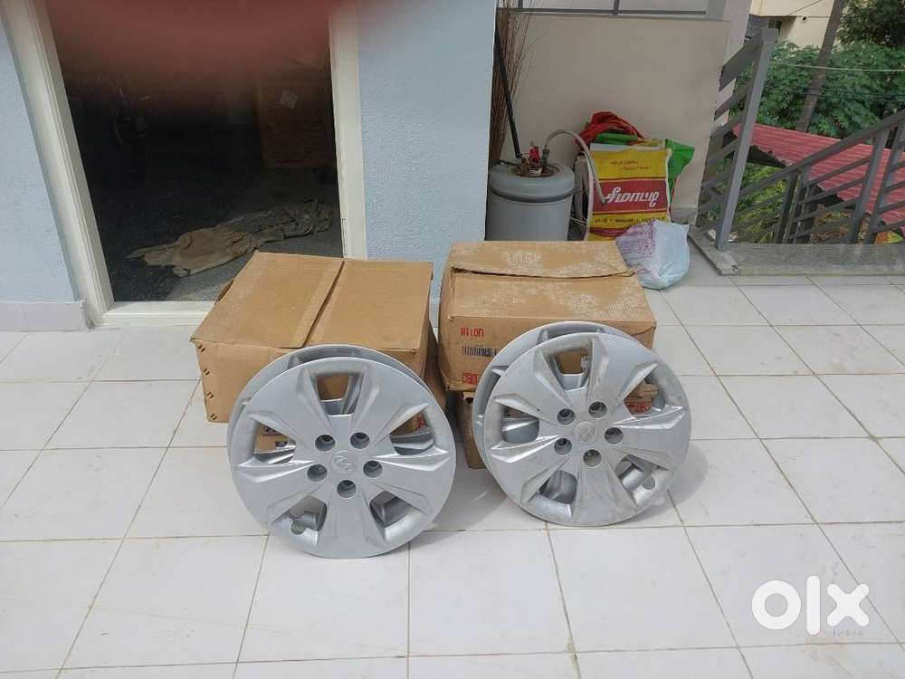 Creta 16inch steel rims with full covers (4 Numbers) - Spare Parts ...