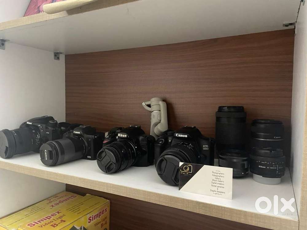 Cannon dslr & mirrorless cameras @₹250..& photographers @₹1000..rent ...