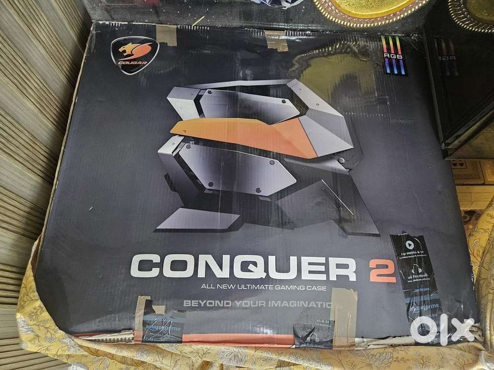 NEW Cougar conquer 2 zebronics rgb keyboard gaming pc case cabinet ...