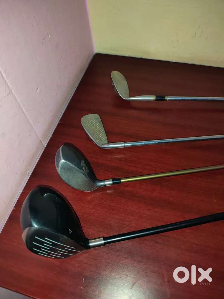 Golf Set - 4 Clubs + 2 Shafts + Balls + Bag (Garage Find) - Sports ...
