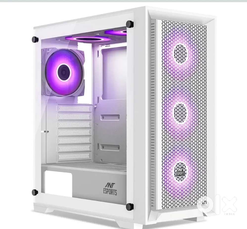 Ant Esports SX7 Mid- Tower Computer Case/Gaming Cabinet - White - Computers & Laptops - 1821616672