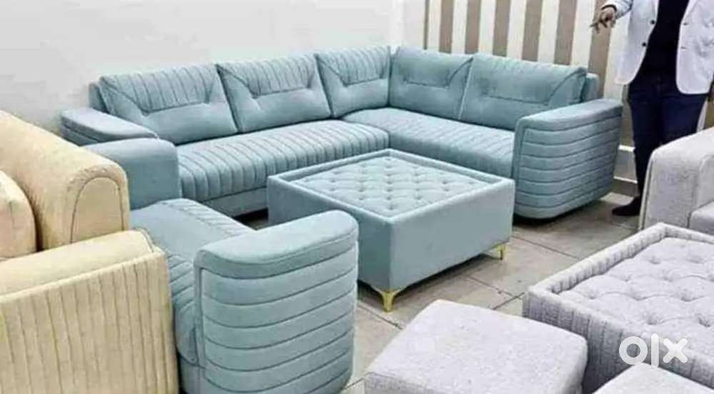 New model l shape sofa set with recron only available in STARF - Sofa ...
