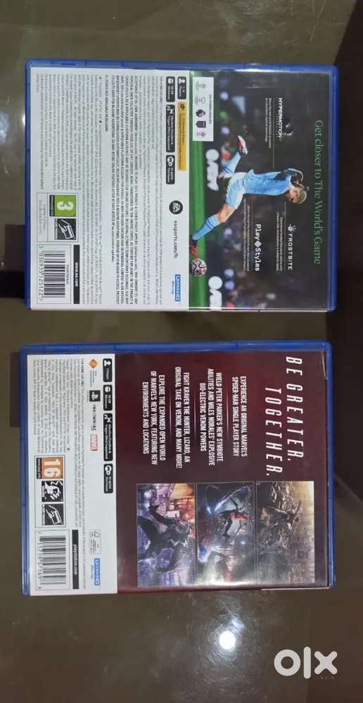 Spider-Man 2 & EA Sports FC24 (PS5, Pre-Owned, Excellent Condition ...
