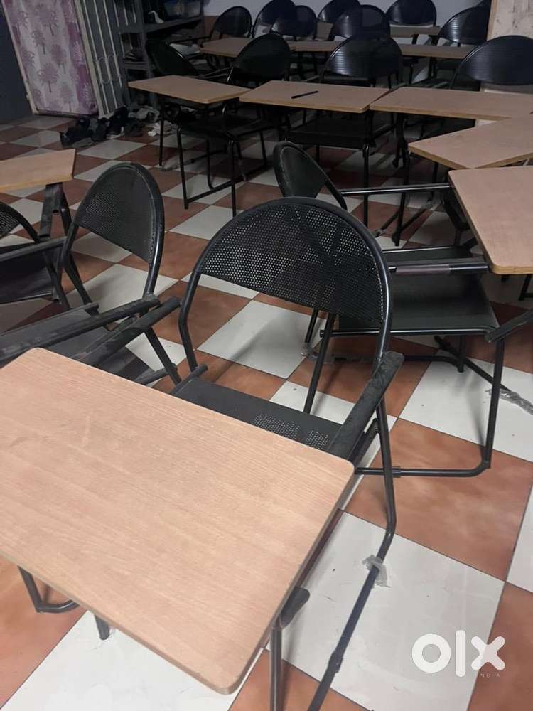 Student chair with writing pad olx store