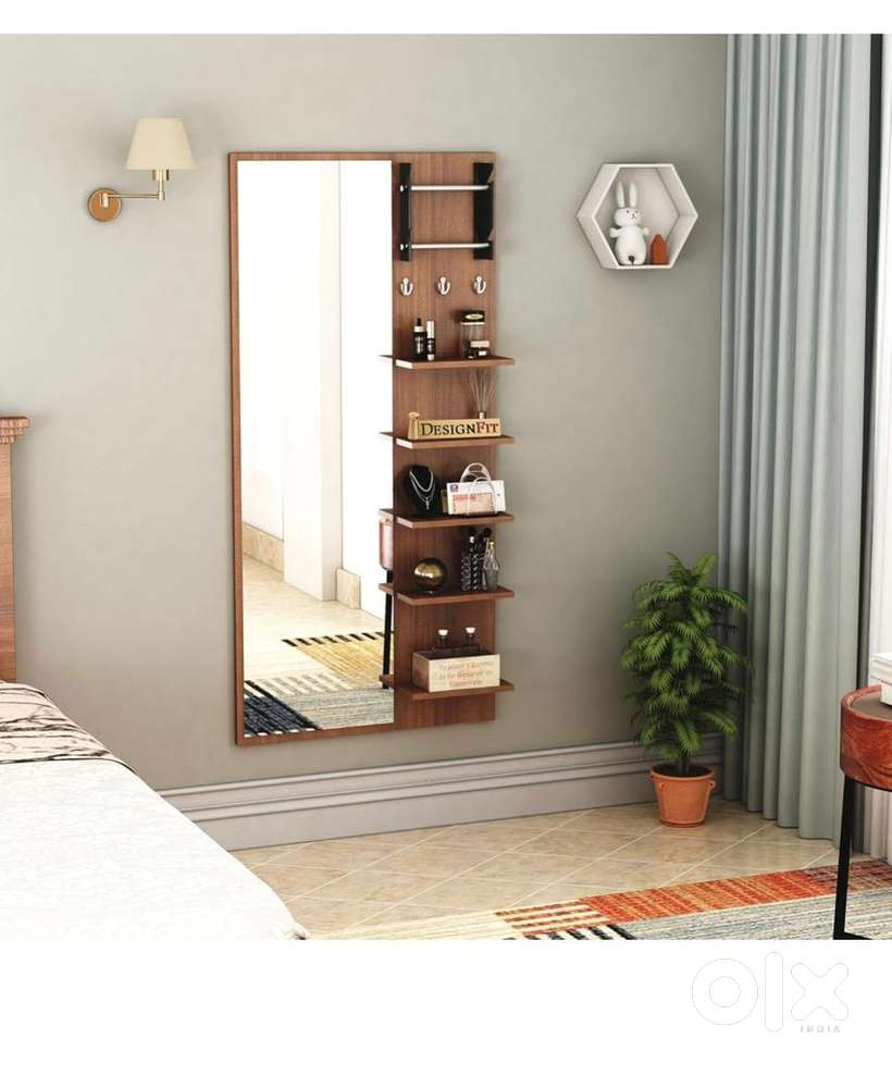 Wall mount dressing table mirror with shelves. Other Household Items 1795350803