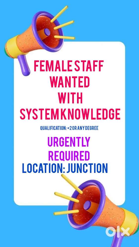 Female staff needed - Receptionist & Front office - 1813448250