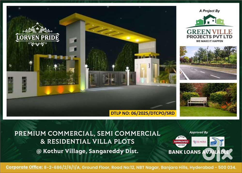 Mumbai highway semi commercial plot for sale clear title spot regis ...
