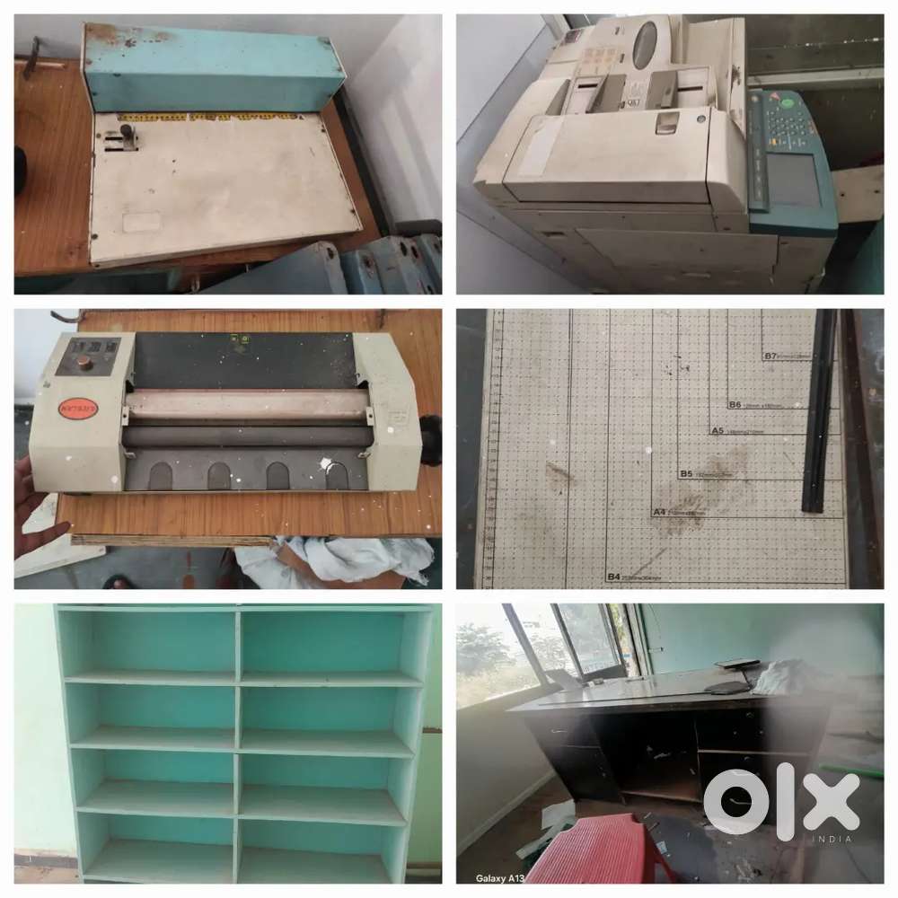 2-racks,xerox machine,lamination, computer table,spiral binding - Other Household Items - 1806080147