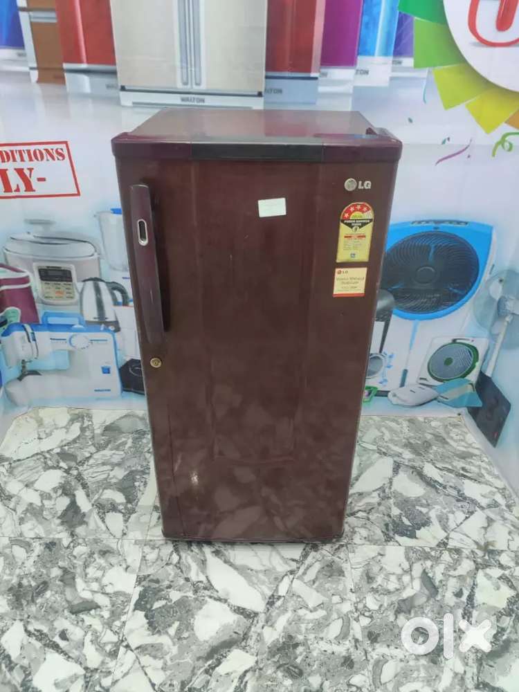 Dark red color lg 190L refrigerator with build in stablizer - Fridges ...