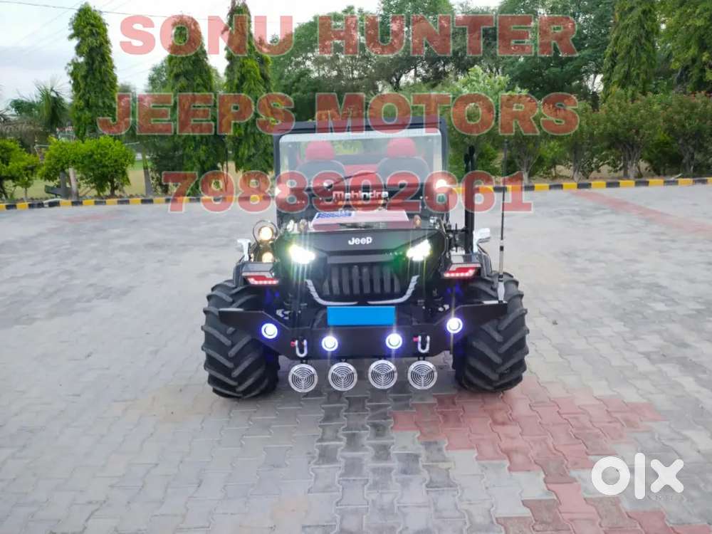 Newly Modified Open jeeps AC jeeps Thar Willys Jeeps Hunter Jeeps ...