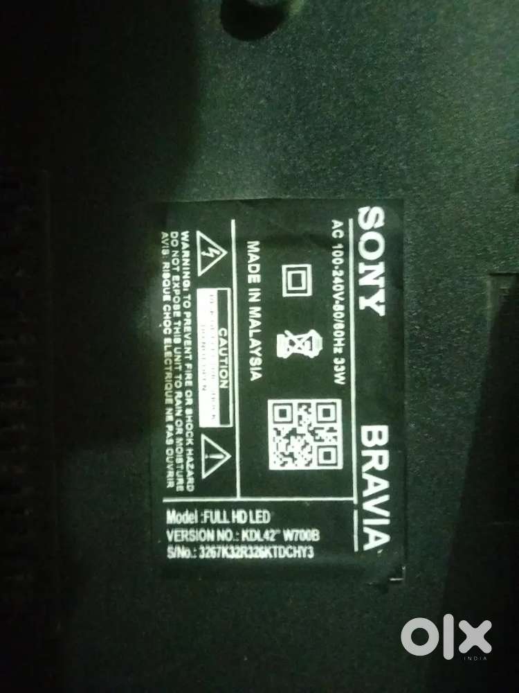 Sony Bravia Panel TV 39 - TVs, Video - Audio in Veppampattu railway ...