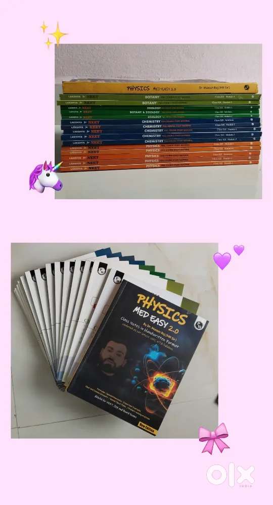 NEET Book Combo–PW Lakshya Modules +MTG +NCERT Punch +NCERT11–12 Books ...