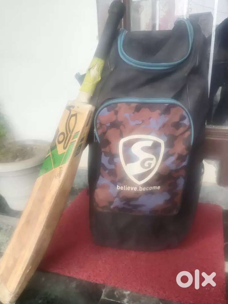 A KiT BAG OF Cricket Almost New Cricket Kit with English Willow Bat ...