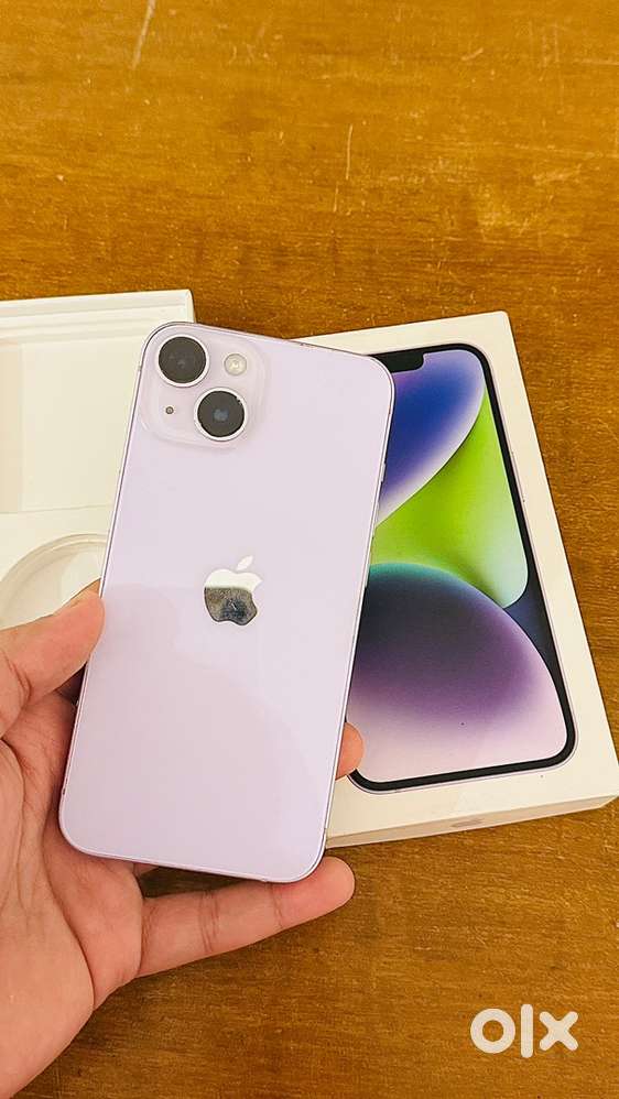 Iphone 14 purple with box Apple iphone 14 128gb i phone 14 purple ...