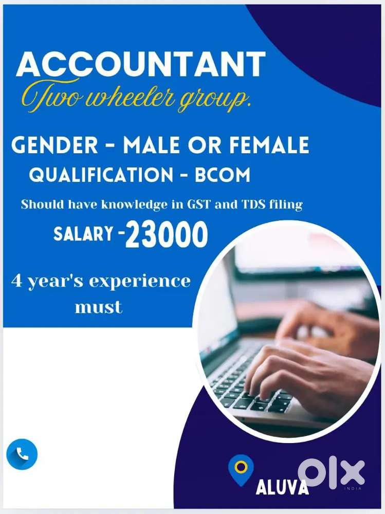ACCOUNTANT TWO WHEELER FIRM - Accountant - 1804710392