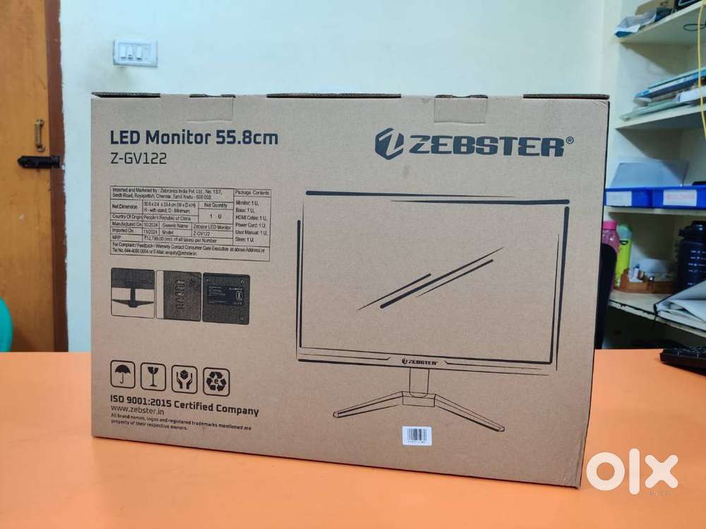 New Zebronics 19 Monitor with Bill - Hard Disks, Printers & Monitors ...