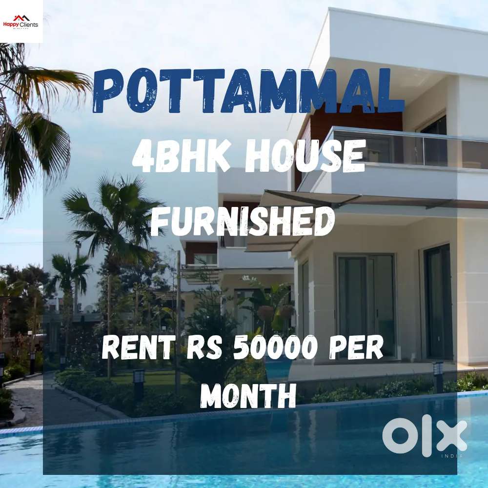 Pottammal 4Bhk Independent House Furnished. - For Rent: Houses ...