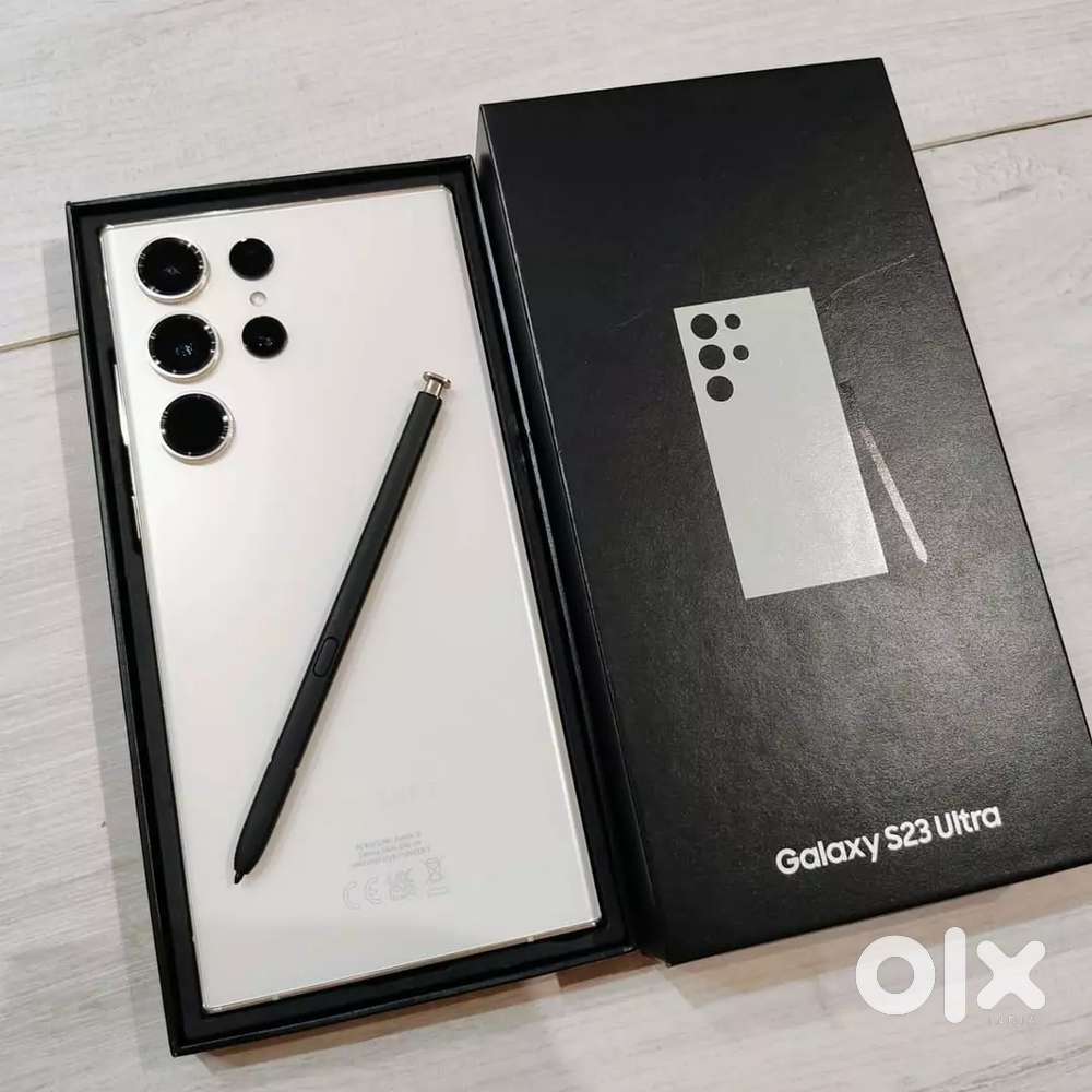 Samsung S23 Ultra White Color With bill box invoice Warranty - Mobile ...