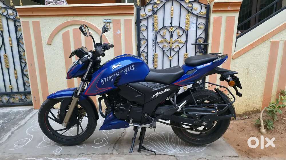 Apache RTR 200 4V | Matte Blue | Excellent condition - Motorcycles ...