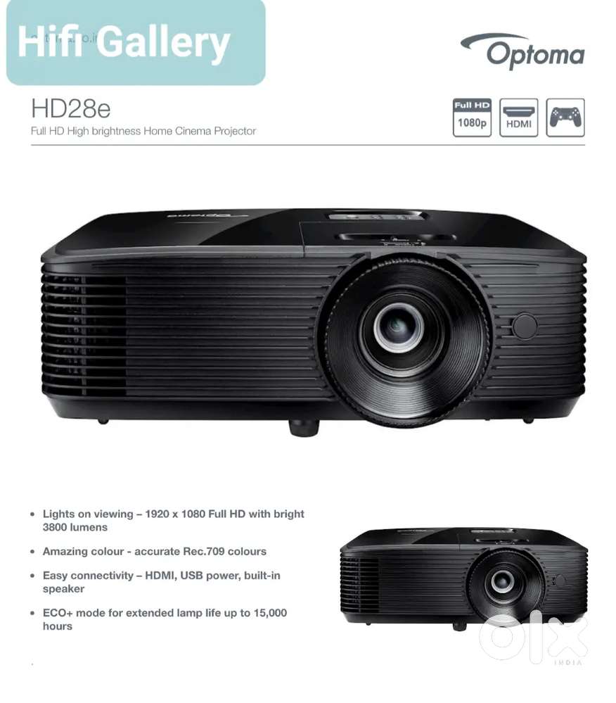 Optoma HD28E Full HD Home Theater Projector Brand New At Hifi Gallery ...