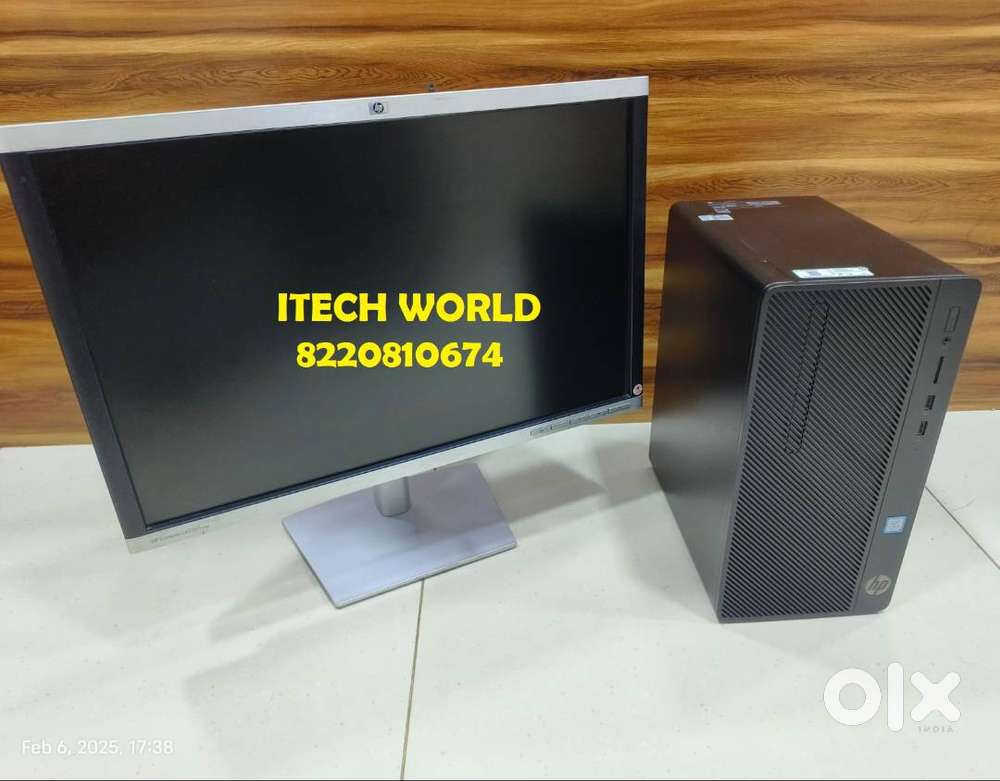 HP Prodesk | Core i5 9th Gen | 8GB Ram | 256GB SSD | 22inch HP Led ...