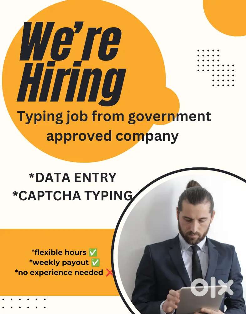 Join now! Trusted typing jobs available now - Data entry & Back office ...