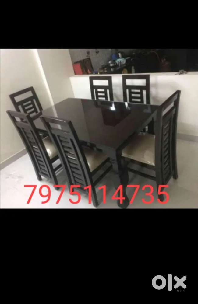 Brand new teak wood 6 seater daining table with chairs - Sofa & Dining ...