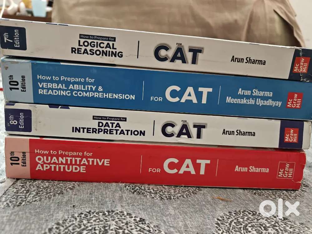 Almost New Arun Sharma CAT Exam Books Bundle - Books - 1821564259