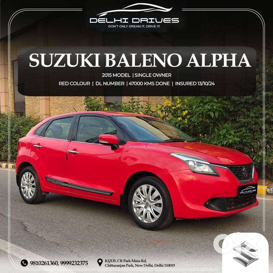 Maruti Suzuki Baleno Alpha, 2015, Petrol - Cars - 1771910324