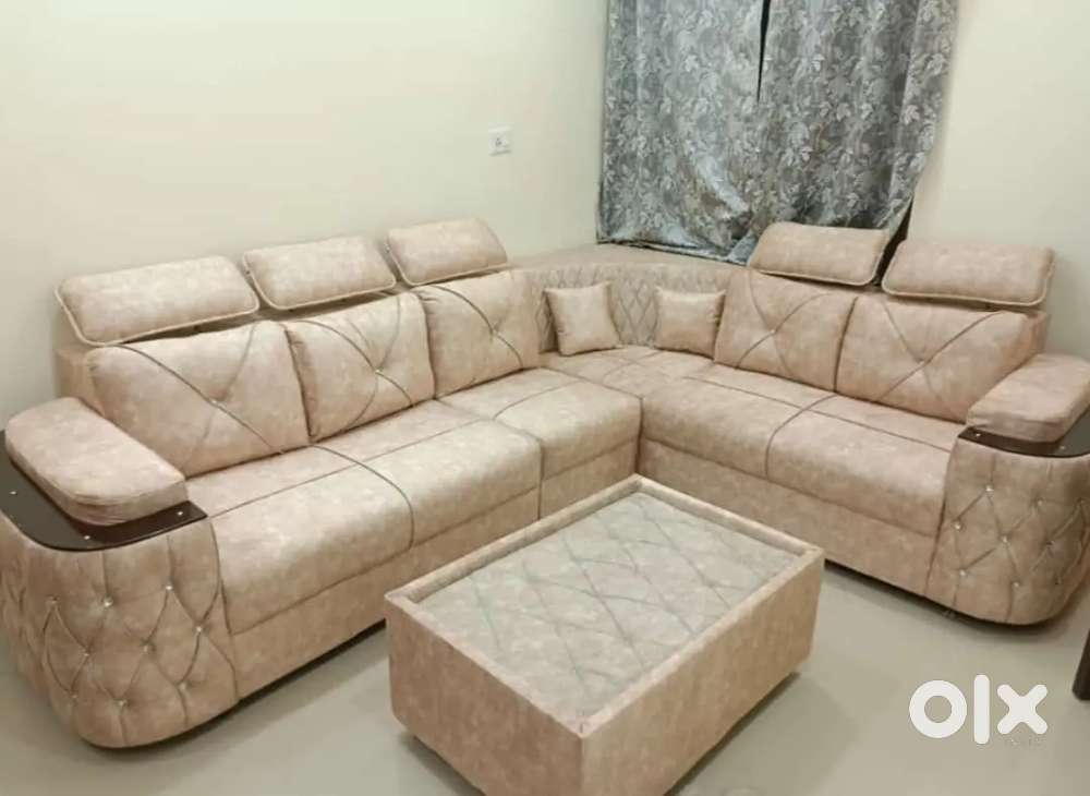 Nwe kit kat model L Shape Sofa set with Fiber back in Starf Furniture ...