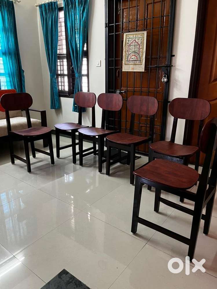 6 Woden chair's as good as new - Sofa & Dining - 1794158249