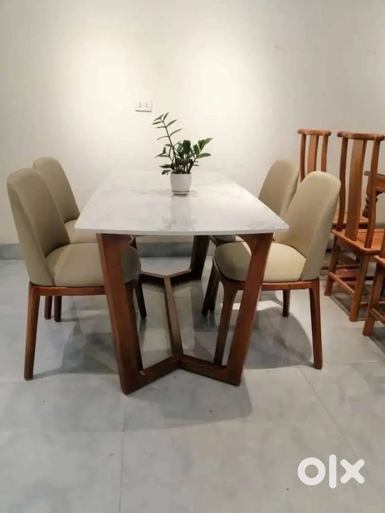 Teakwood dining table starting model price 13999emi option available ...