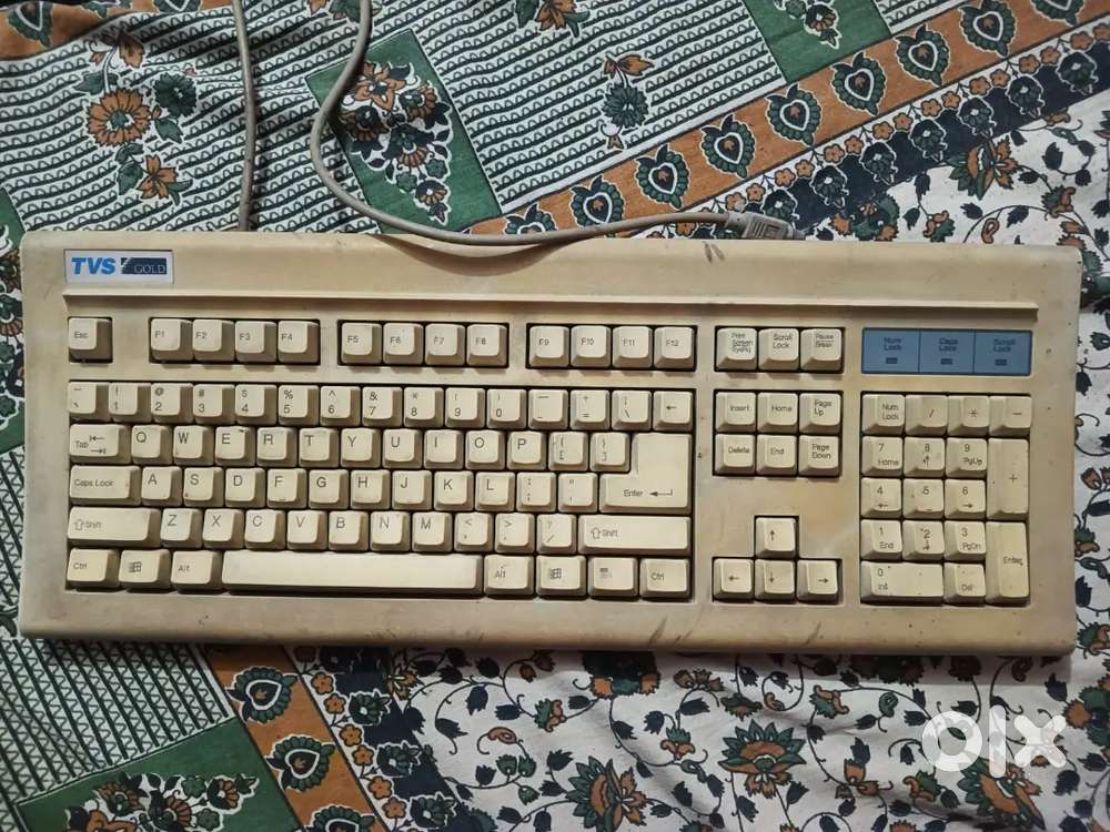 TVS Gold Mechanical Keyboard – Classic Model (PS/2, Heavy Duty ...