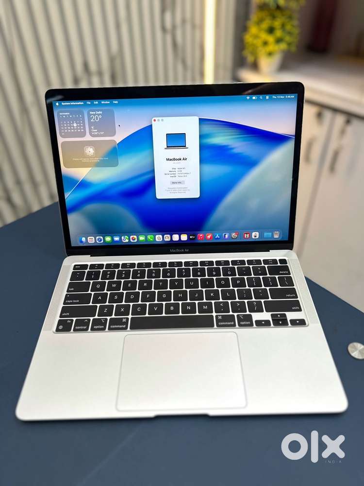 Apple MacBook M1 Air 8/256 Gb Silver Colour Like New Condition ...