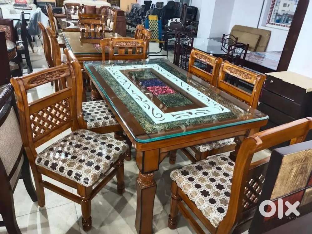 6 Seater Dining Table Buy Sell Used Furniture in Hyderabad OLX