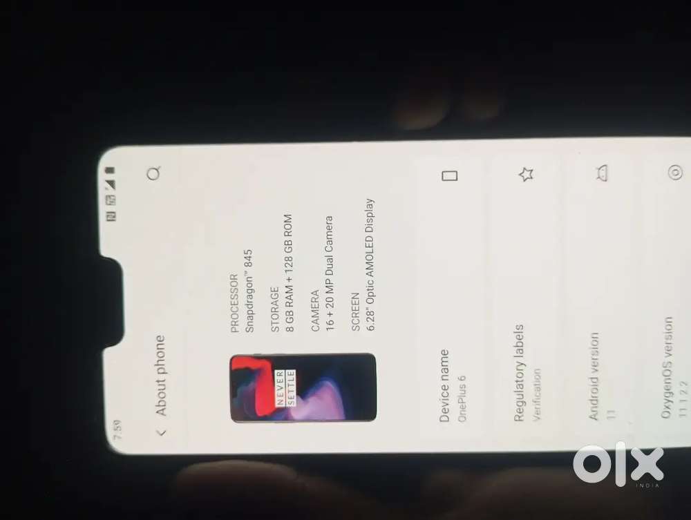 Oneplus 6 8gb ram 128gb storage Snapdragon 845 - Mobile Phones in ...
