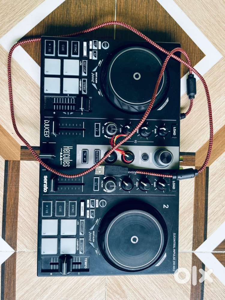 Hercules Hercules DJ Inpulse 200 MK2, 2 DJ Controller, Black - Musical ...