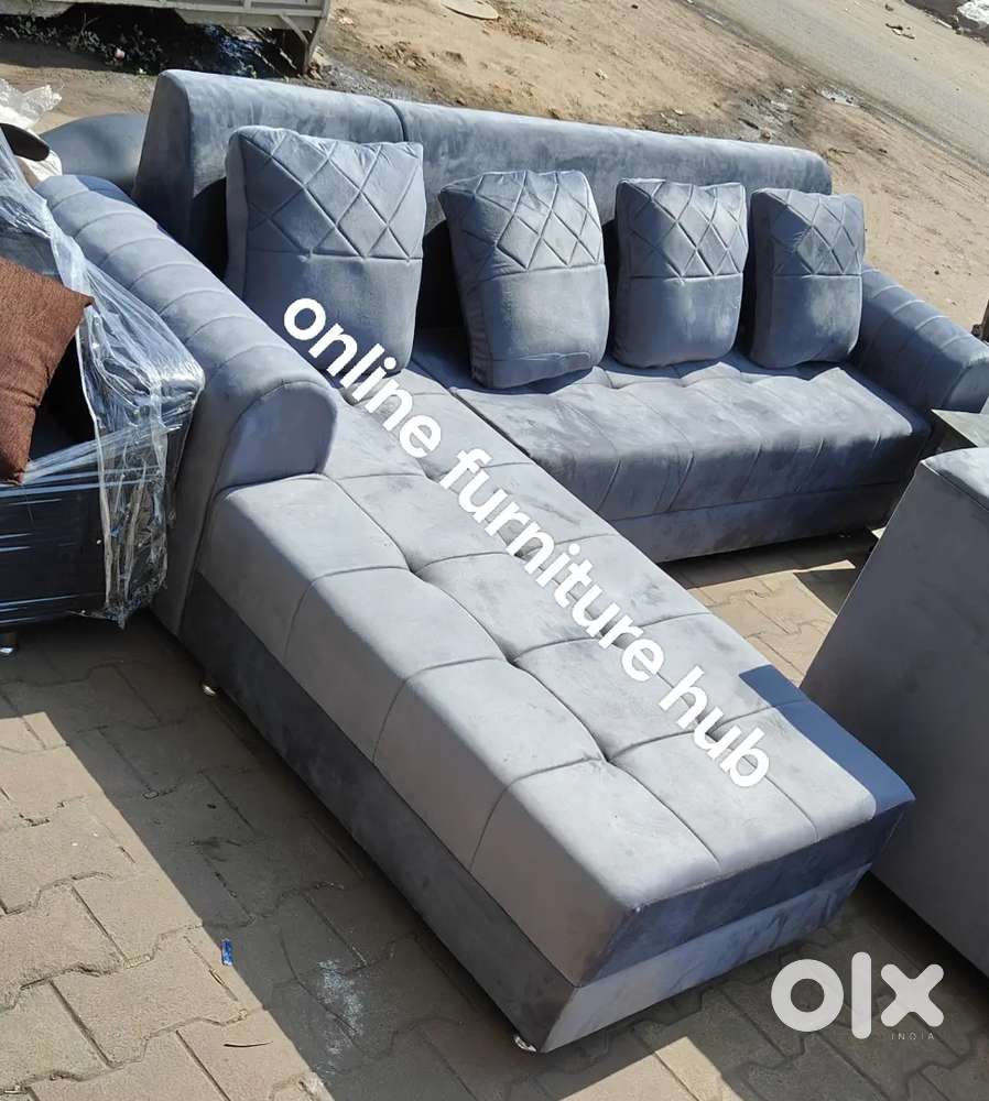 L shaped sofa launcher with premium collection vol:27004 - Beds ...